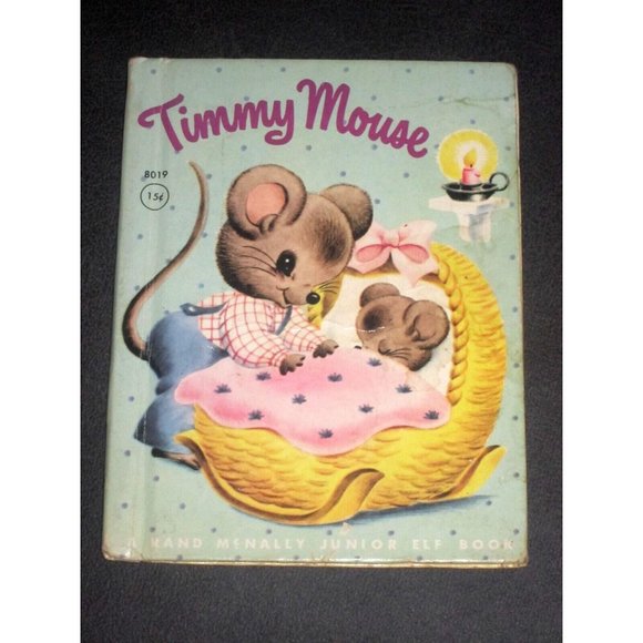 Rand Mcnally | Other | Timmy Mouse Vintage 961 Childrens Rand Mcnally ...